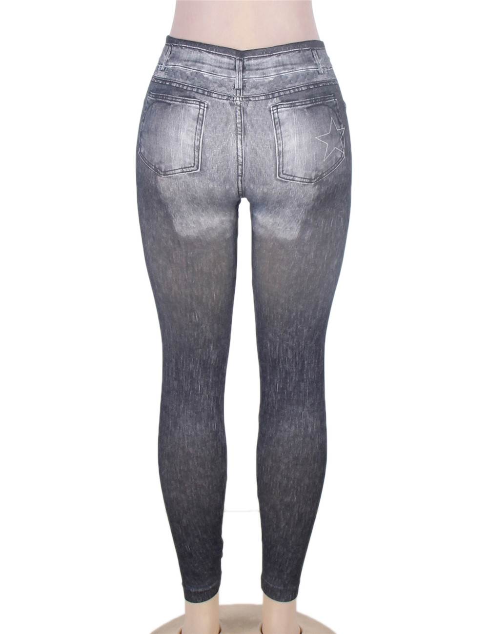Wholesale Women Denim Pattern Leggings | Ohyeah