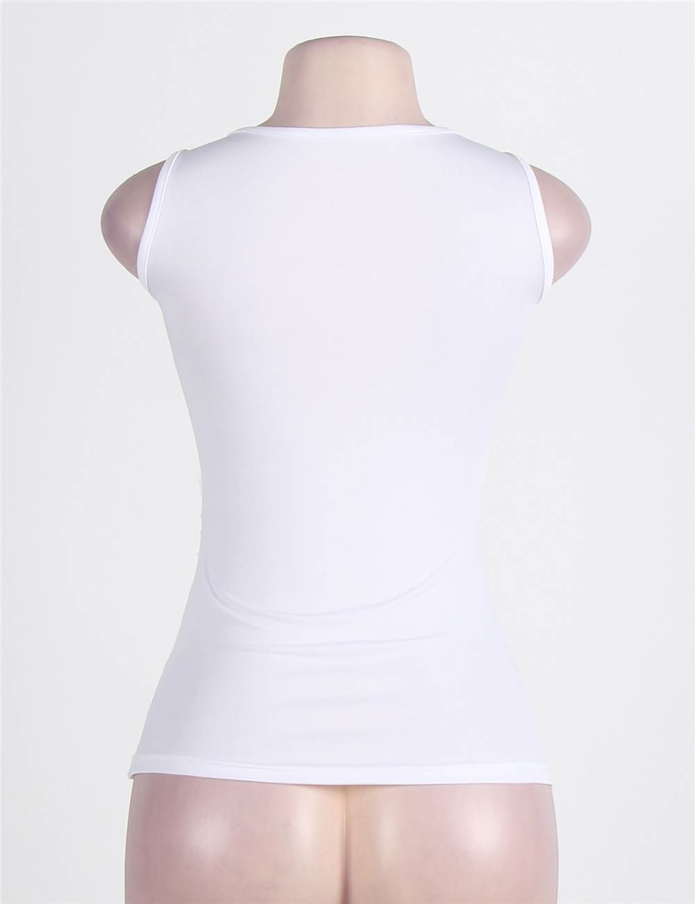 Wholesale white sleeveless top,cheap white sleeveless top for women ...