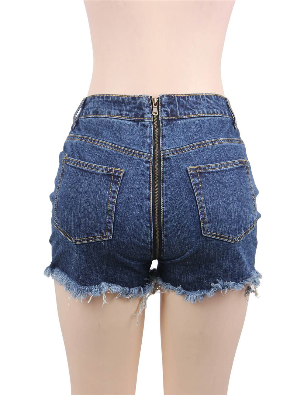 Broken Holes Shorts Zipper Sexy Summer Jeans Shorts | Ohyeah