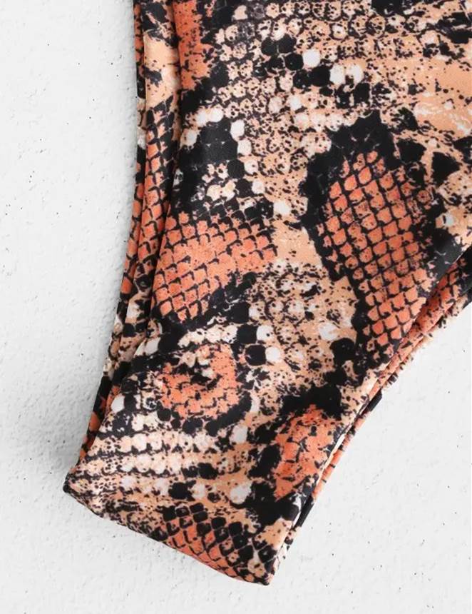 Snakeskin Print Bikini Set | Ohyeah