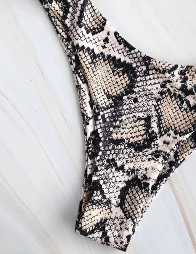 Snakeskin Print Bikini Set | Ohyeah